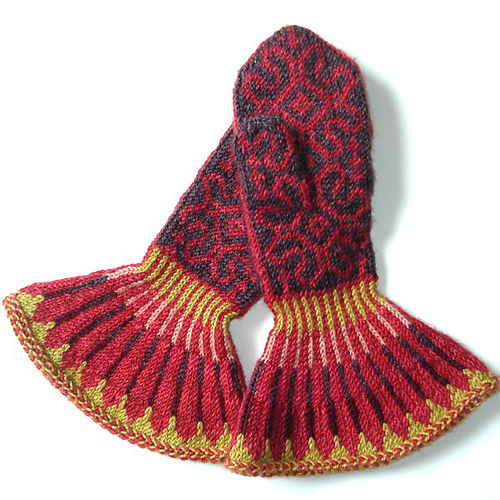 Ravelry: 5-15 Mitten pattern by Anna Zilboorg