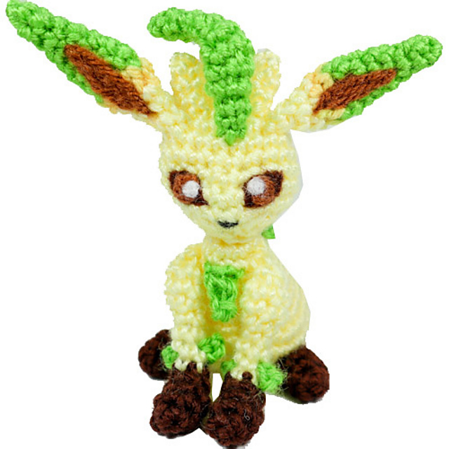 Ravelry: Pokemon Leafeon Amigurumi pattern by Strings Away