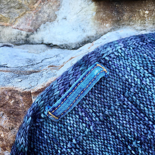 Ravelry: Sasha Knit+Denim Scarf pattern by Alexandra Davidoff