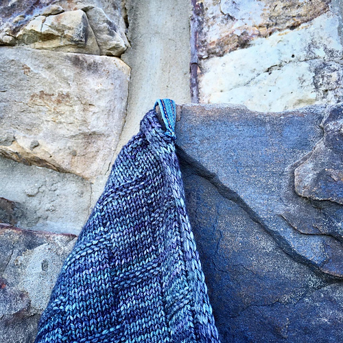 Ravelry: Sasha Knit+Denim Scarf pattern by Alexandra Davidoff