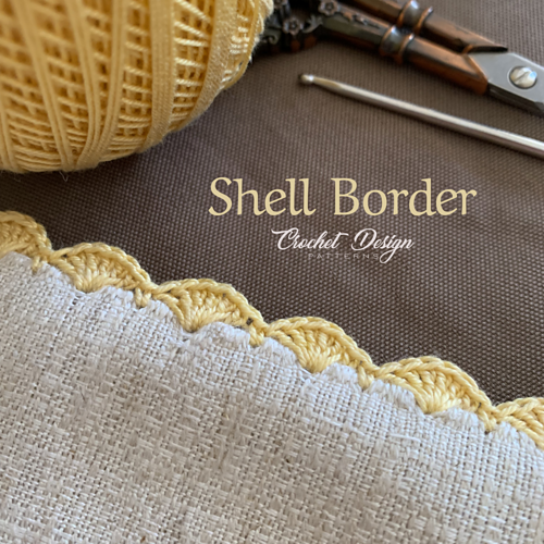 Ravelry: Crochet shell mini border edging pattern by Sue Smith