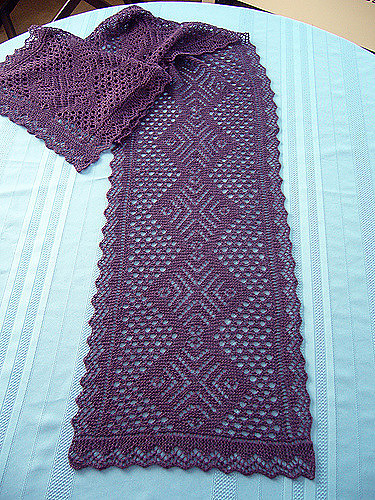 Ravelry: Russian Lace Scarf to Knit pattern by Dixie Falls and Jane ...