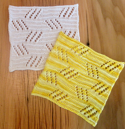 Ravelry: Tipsy Eyelets Facecloth pattern by Faith Schmidt