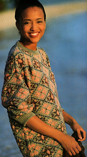 Ravelry: #5 Mosaic Sweater pattern by Annabel Fox