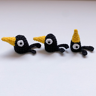 Ravelry: Three Little Black Birds pattern by Shadai Griffith