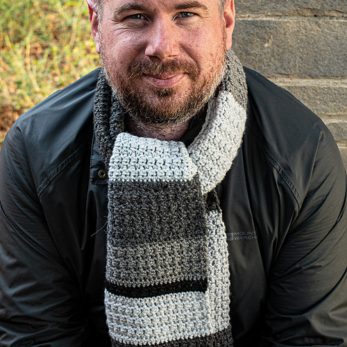Ravelry: Unisex Scrappy scarf pattern by Sunflower Cottage Crochet