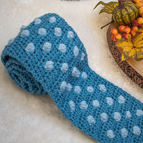 Ravelry: Child's Funky Bobble Scarf pattern by Sunflower Cottage Crochet