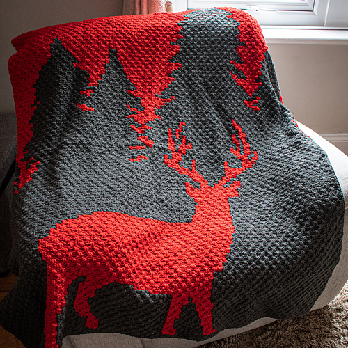 Ravelry: Stag at Home pattern by Sunflower Cottage Crochet