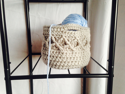 Ravelry: Diamonds Basket pattern by Ellen Elizabeth