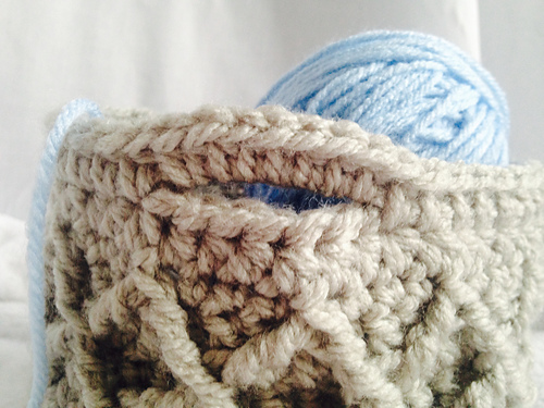 Ravelry: Diamonds Basket pattern by Ellen Elizabeth