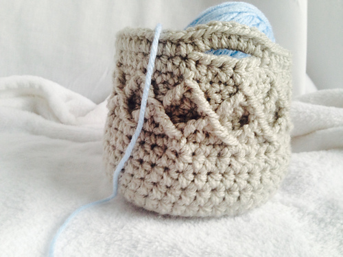Ravelry: Diamonds Basket pattern by Ellen Elizabeth