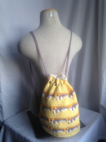 Ravelry: Chemo Laundry Backpack pattern by Ellen Elizabeth