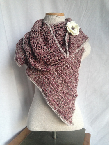 Ravelry: Sarah's Asymmetrical Shawl pattern by Ellen Elizabeth
