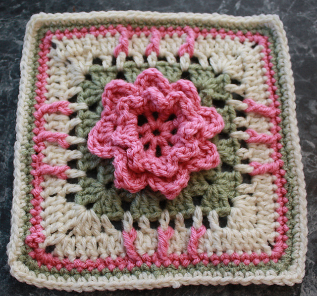 Ravelry: Flower Garden 8" Square pattern by Deon Reid