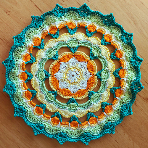 Ravelry: Citrus Mandala pattern by Karin Åshammar/Virklust