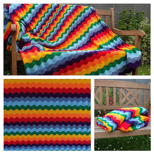 Ravelry: Richard of York Ripple Blanket pattern by Trish Mclaughlin