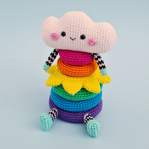 Ravelry: Cloud Stacking Toy pattern by Jennifer Santos