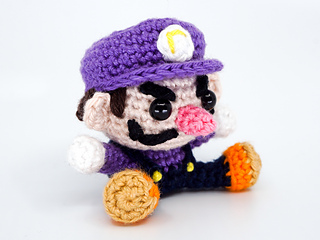 Ravelry: Mini Waluigi Amigurumi pattern by Jonas Matthies