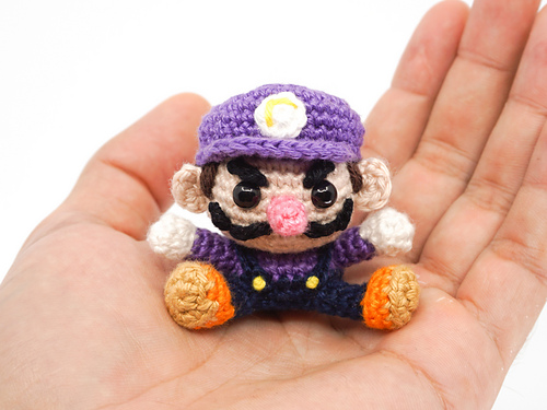 Ravelry: Mini Waluigi Amigurumi pattern by Jonas Matthies