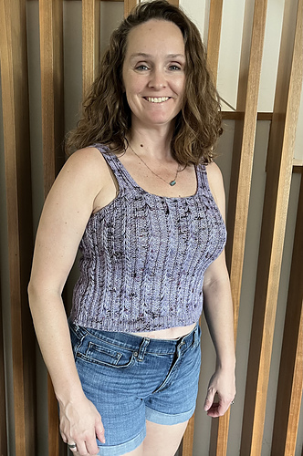 Ravelry: V Squared Tank pattern by Jennifer Owens