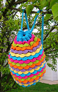 Ravelry: Spring Petals Backpack pattern by Susan Gater