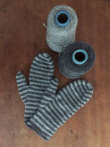Ravelry: Two Needle Mittens pattern by Susan Mills Knits