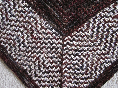 Ravelry: Ripple Rock Shawl pattern by Judy Marples