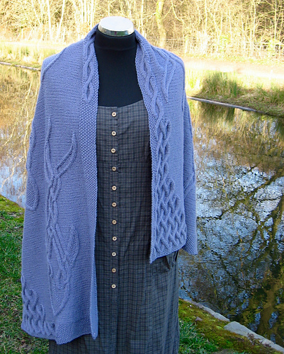Ravelry: Glencoyne Dale Celtic wrap pattern by Susanne Daum