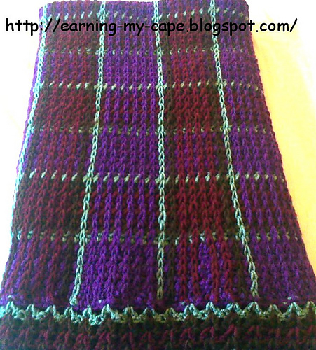 Ravelry: Plaid Blanket pattern by Susie Oui Crochet