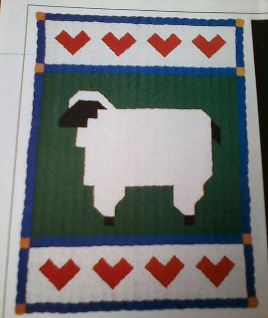 Ravelry: Crocheted Sheep Afghan pattern by Tricia Coogan