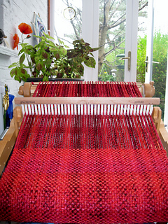Ravelry: TanglewoodWeaver's Red Marble Wrap