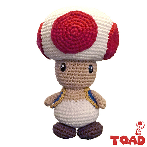 Ravelry: Toad Super Mario Bros pattern by Suzy Dias