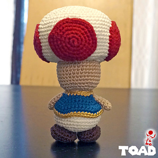 Ravelry: Toad Super Mario Bros pattern by Suzy Dias