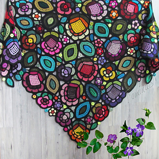 Ravelry: SvetlanaTomina's Shady Garden shawl