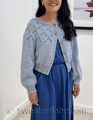 Ravelry: #355 Lia Cardigan pattern by SweaterBabe