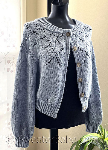 Ravelry: #355 Lia Cardigan pattern by SweaterBabe