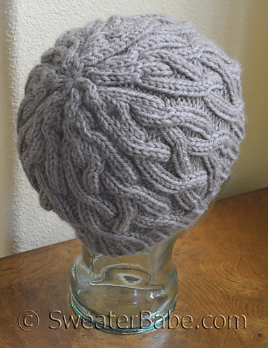 Ravelry: #92 One Skein Braided Cable Hat pattern by SweaterBabe