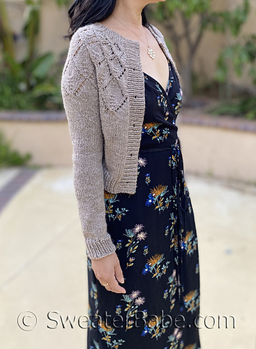 Ravelry: #324 Vianne Cardigan pattern by SweaterBabe