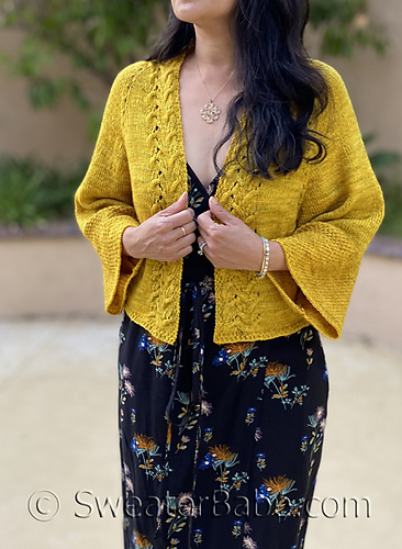 Ravelry: #286 Kalina Cardigan pattern by SweaterBabe