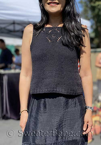 Ravelry: #307 Raven Camisole pattern by SweaterBabe