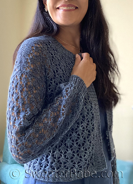 Ravelry: #334 Lilliana Cardigan pattern by SweaterBabe