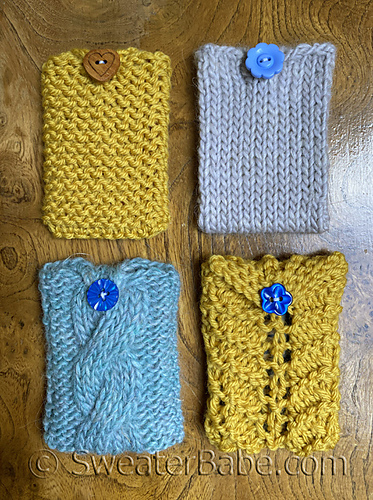 Ravelry: #342 Little Knit Card Pouch pattern by SweaterBabe