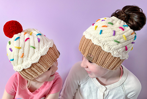 Ravelry: Cupcake Hat (knit) pattern by Sweet Beanies Boutique