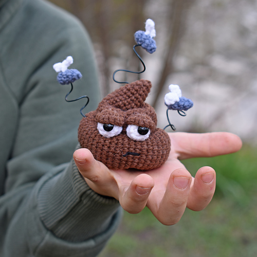 Ravelry: Grumpy Mr Poop pattern by Victoriia Kyrychuk