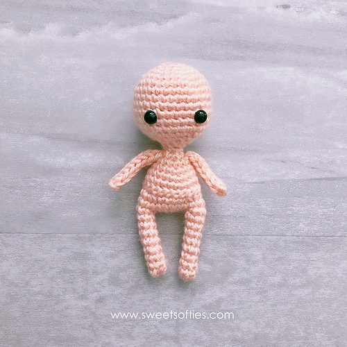 Ravelry: Baby Bean Doll Human Body Base pattern by Sweet Softies
