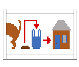 Ravelry: Dog poo craftivism banner pattern by T-J Haigh