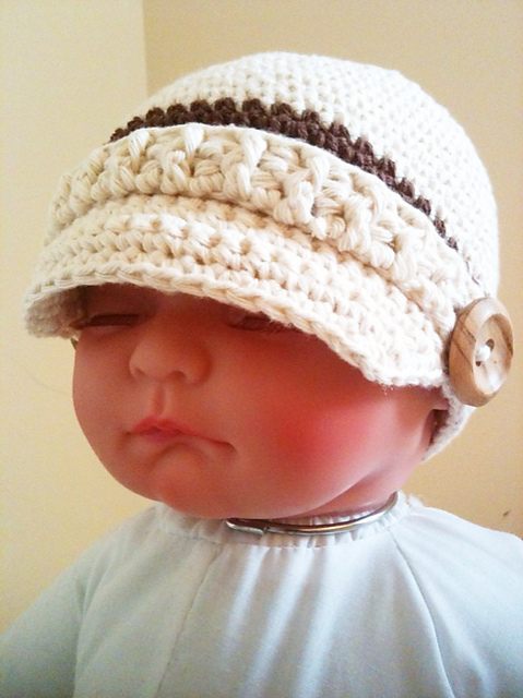 Ravelry: Oxleyham Newsboy Baby Hat Crochet Pattern pattern by Wools & Tools