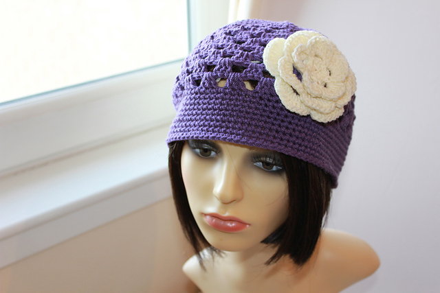 Ravelry: 0028 - Crochet Dahlia Hat pattern by Wools & Tools