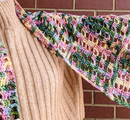 Ravelry: The Garden Trellis Wrap pattern by Gulls & Guaros