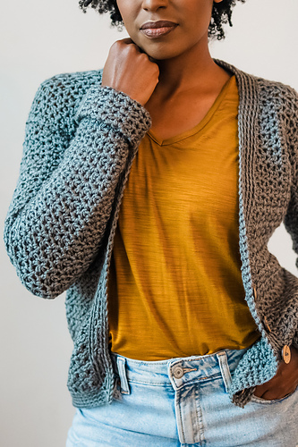 Ravelry: Toni Cuffed Cardi pattern by Toni Lipsey